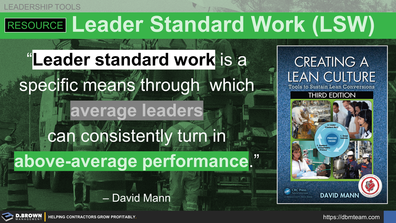 Resource - Leader Standard Work (LSW)
